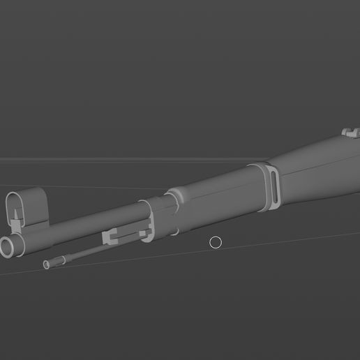 OBJ file Yugoslav M48 rifle digital model material 🗺️ ・3D printer model ...