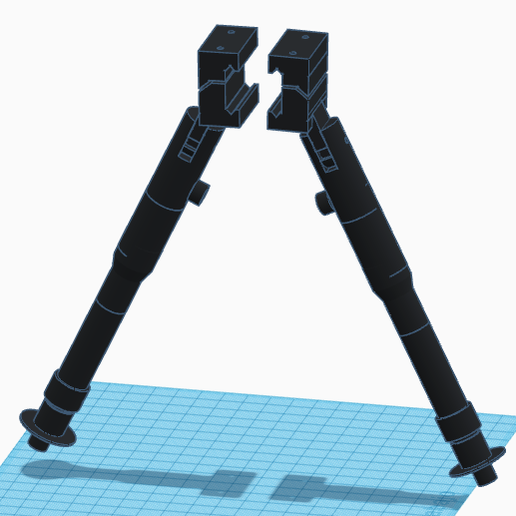 🔫 SIDE BIPODS FOR RIFLES・ STL File for 3D printing・Cults