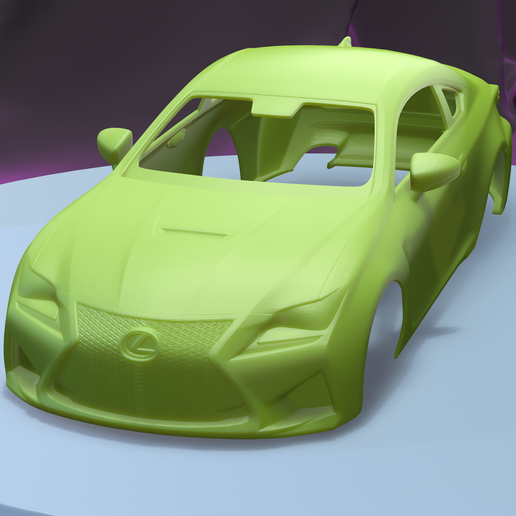 🚗 LEXUS RC F 2015 (1/24) printable car body・ STL File for ・Cults