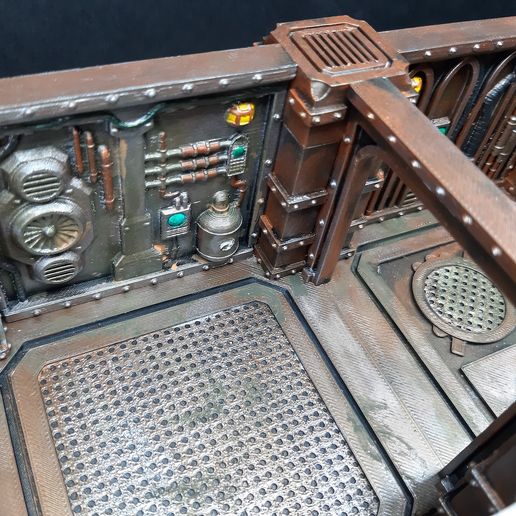 🚀 Modular Gothic Spaceship Interior・ STL File for 3D printing・Cults