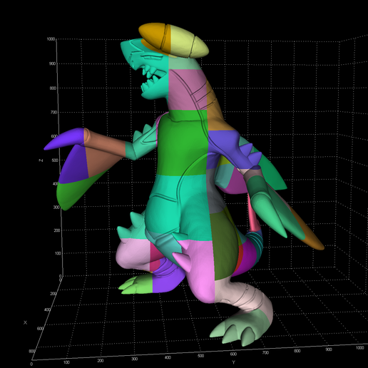 🐉 Life-Size Garchomp Pokemon 3D Model – Ferocious 1000mm・ STL File for ...