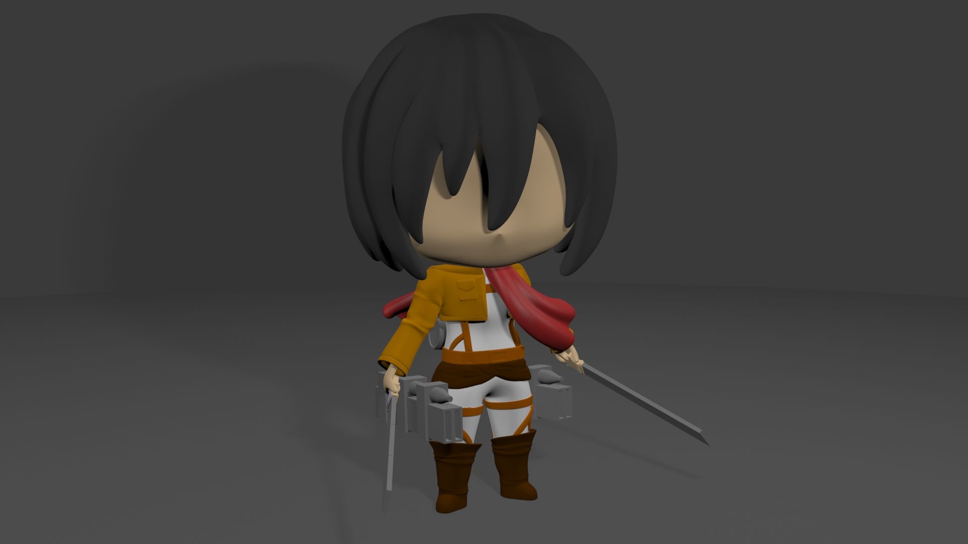 Download STL file Mikasa Ackerman • Object to 3D print • Cults