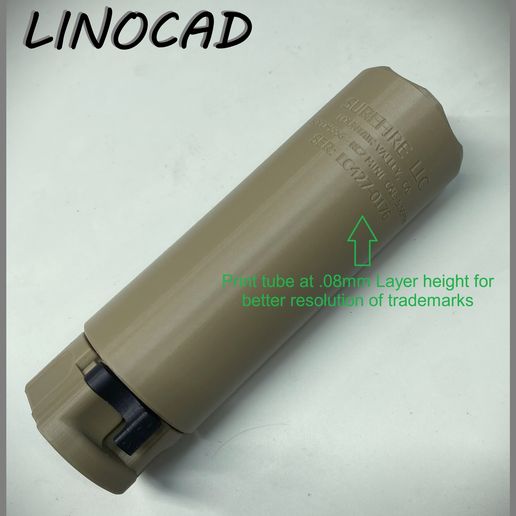 🔫 Surefire Socom Tracer housing, RC2, RC3, 4 Versions and lengths・ STL ...
