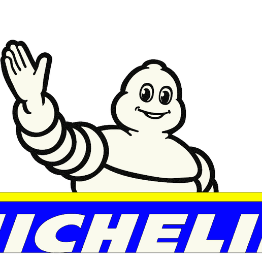 🪞 Michelin Bibendum home decoration・ STL File for 3D printing・Cults