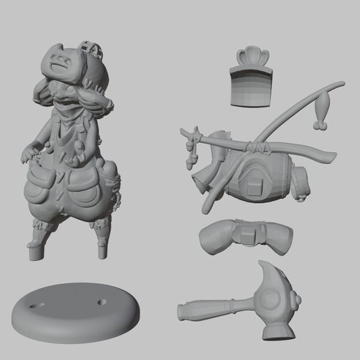 👹 Palico Monster Hunter Wilds (Printable)・ STL File for 3D printing・Cults