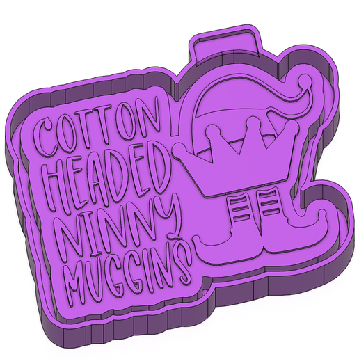 🧝 Elf Cotton Headed Ninny Muggins FRESHIE MOLD - SILICONE MOLD BOX・ STL ...