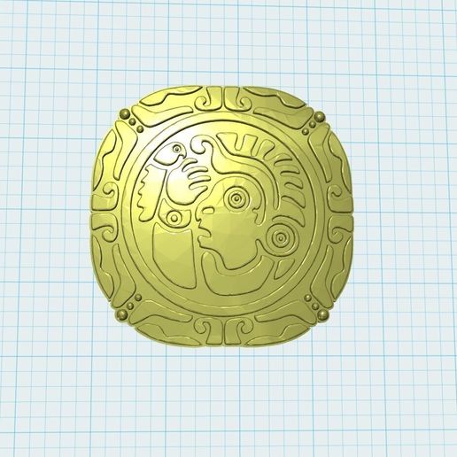 Fichier STL gratuit médaille aztèque 3 🖼️ ・Design pour imprimante 3D à ...
