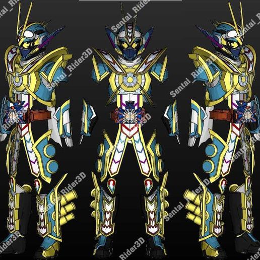 🖨️ Kamen Rider Miracle Gotchard・ 3D File for 3D printing・Cults