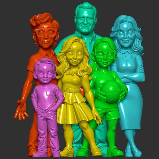 🎬 Liv and Maddie Figure Cast・ STL File for 3D printing・Cults