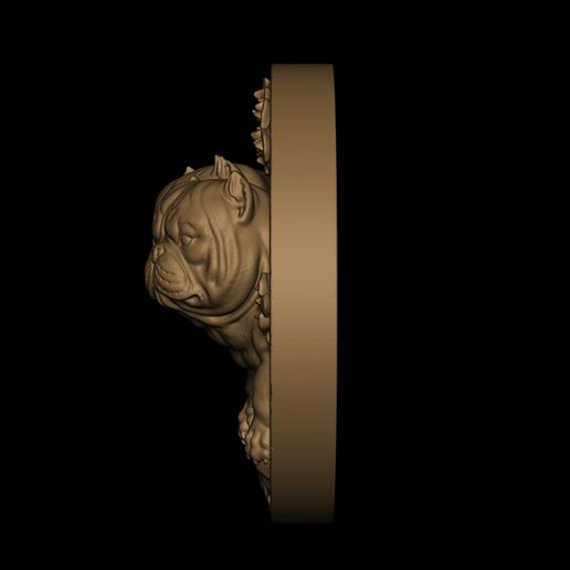 STL file Exotic Bully Wooden Plate 🪵 ・3D printing design to download・Cults