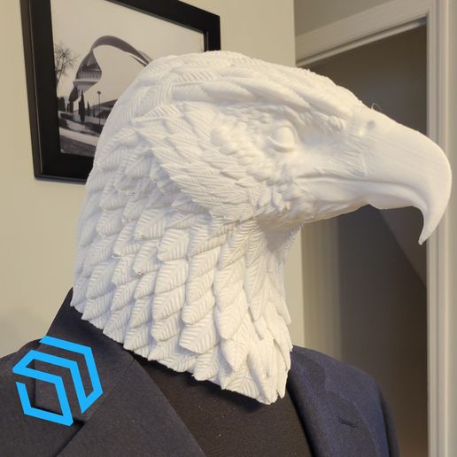 STL file Eagle Head Bust 🦅 (OBJ and 3MF)・Template to download and 3D ...