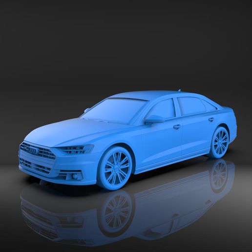Archivo STL AUDI A8 LONG STL PRINTABLE 🚗 ・Modelo de impresión 3D para ...