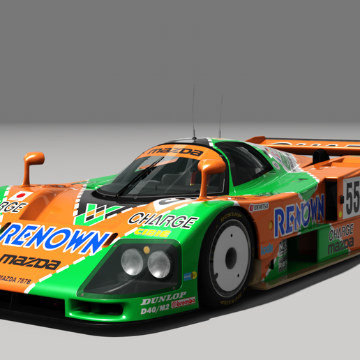 🚗 Mazda 787B・ STL File for ・Cults