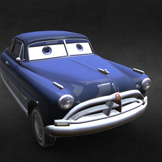 STL file Doc Hudson - Cars 3D Printable Model 🏎️ ・3D printing design to ...