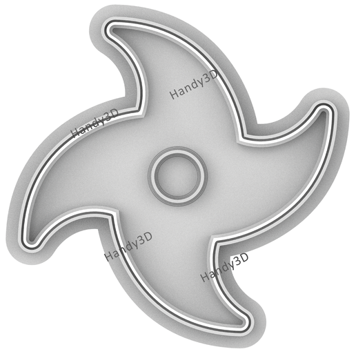 STL file Ninja star 8cm cookie cutter 🥷 ・3D print object to download・Cults
