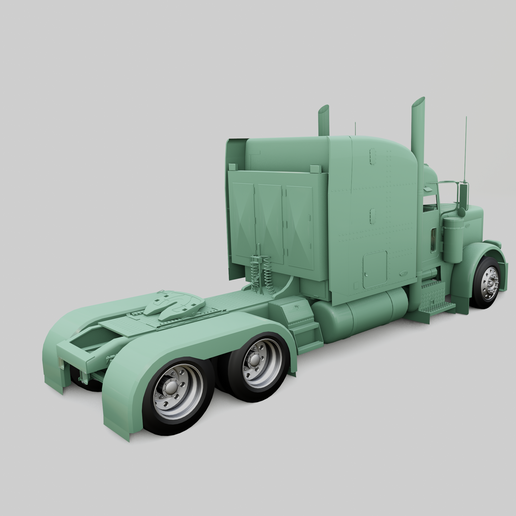 🚗 Peterbilt 379・ STL File for 3D printing・Cults