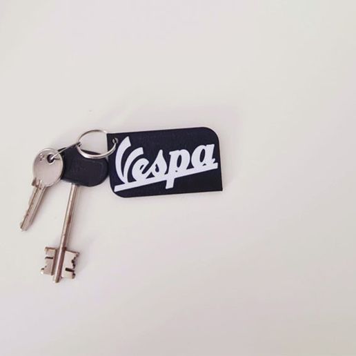 🗝️ Keychain: Vespa I・ STL File for 3D printing・Cults