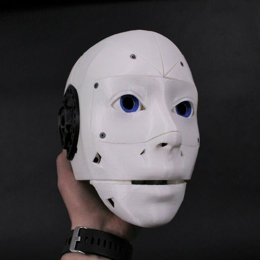 🤖 EZ-inMoov Robot Head・Free STL File for 3D printing・Cults