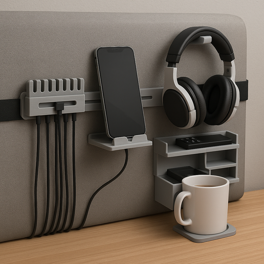 🛏️ All-In-One Modular Mount System – 3D-Printable Bed, Desk, and Wall ...