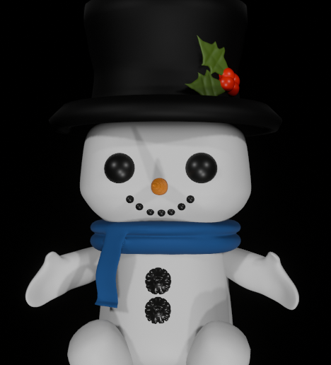 ☃️ Snowman Funko Pop: Winter charm on your shelf・ STL File for ・Cults
