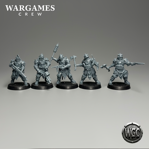 ♟ Hellwave Reavers・ 3D File for 3D printing・Cults