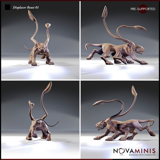 👹 Displacer Beast 01・ 3D File for ・Cults