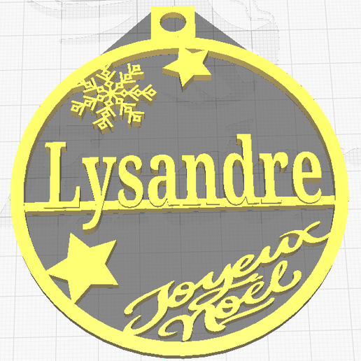 STL file lysandre christmas bauble ornament 🎄 ・3D printer model to ...