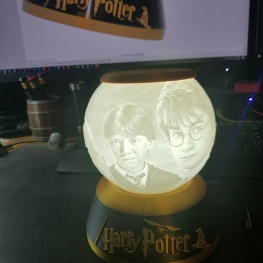 🔦 Harry Potter Themed Lithophane Night Light・ STL File for 3D printing ...