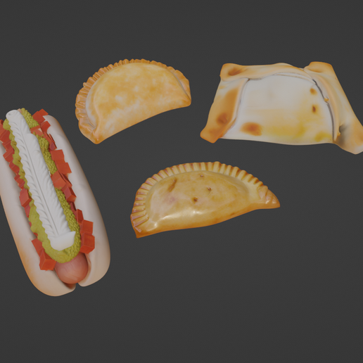 vector empanada chilena
