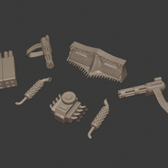 Archivo 3D Juego de piernas Gaslands・Objeto imprimible en 3D para descargar・Cults