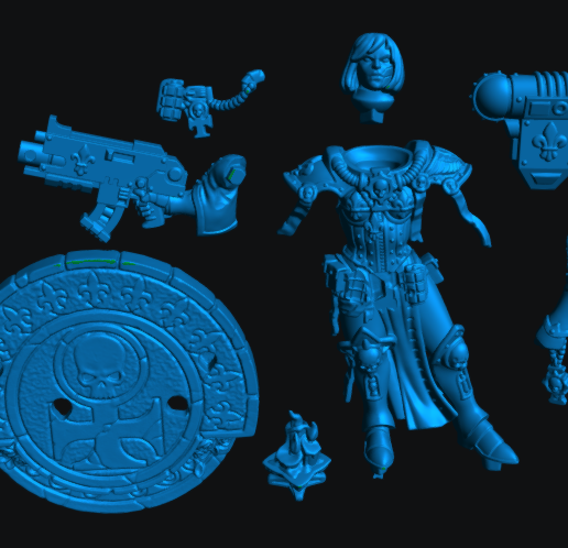 🆘 SOS Battle Sister ordo hereticus Amalia Novena・ 3D File for 3D ...