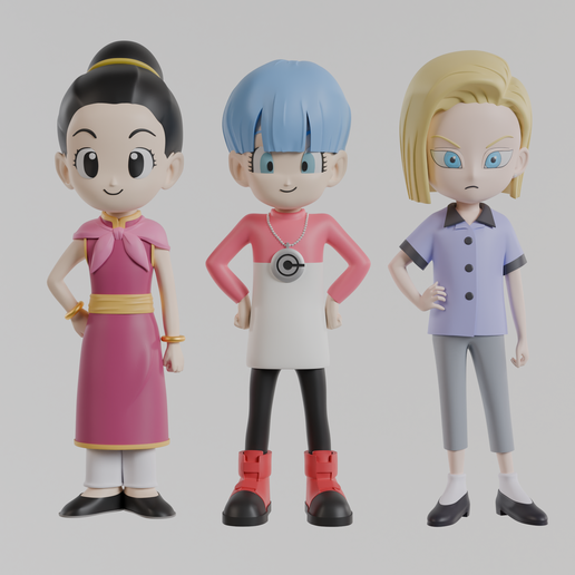 🐉 No18 Bulma Chichi Dragon Ball Daima・ 3D File for 3D printing・Cults