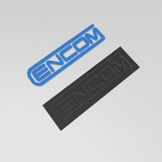 🕹️ ENCOM LOGO・ STL File for ・Cults