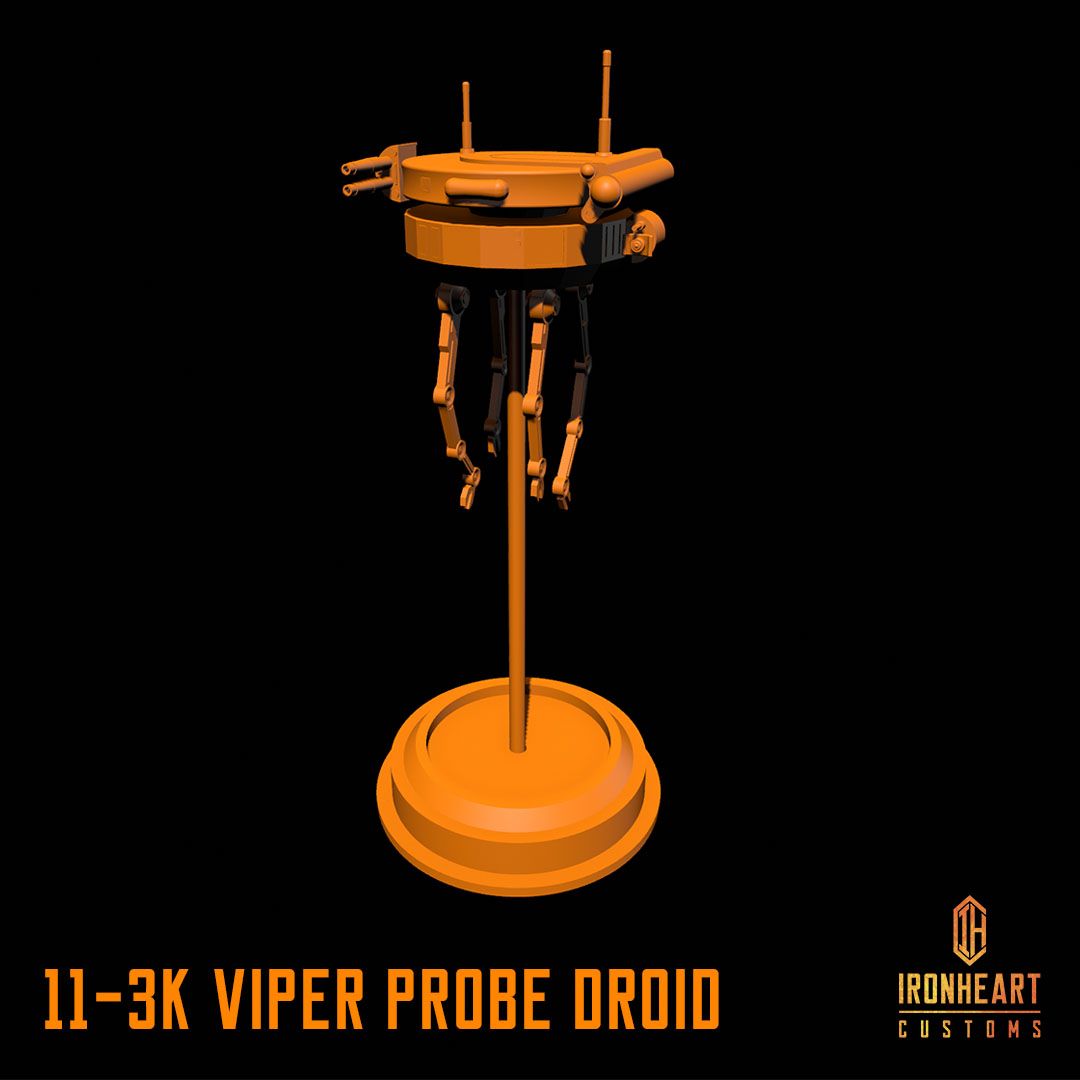 Fichier 3D 11-3K Viper Probe Droid・Objet pour imprimante 3D à télécharger・Cults