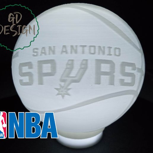 Archivo STL San Antonio Spurs BALONCESTO TEALIGHT 🎉 ・Modelo para ...