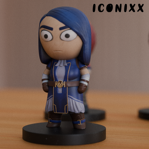 STL file Caitlyn Arcane Figure 🎁 ・3D printing template to download・Cults
