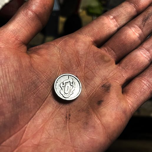 🔥 Flame Hashira Tsuba, for 18mm blank lapel pin・Free STL File for 3D ...