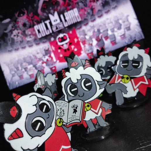 3MF file Cult Of The Lamb 👾 ・3D printable model to download・Cults