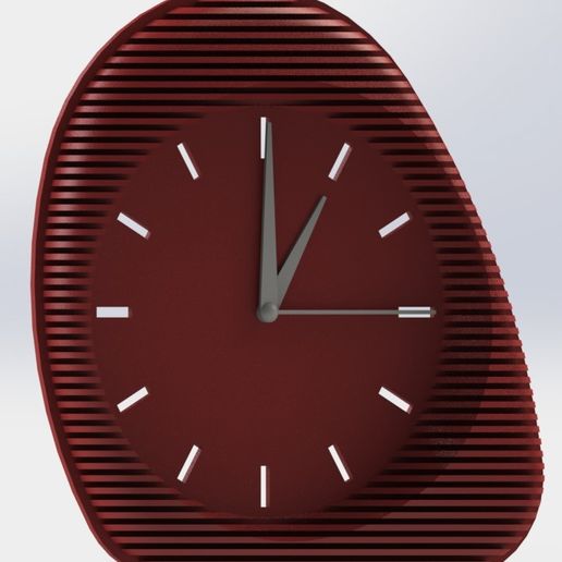 STL file Parametric Wall Clock 3 🕰️ ・3D printer model to download・Cults
