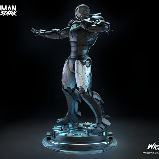 👨 Wicked Marvel Iron Man 2023 Sculpture: Tested and ready for 3d ...