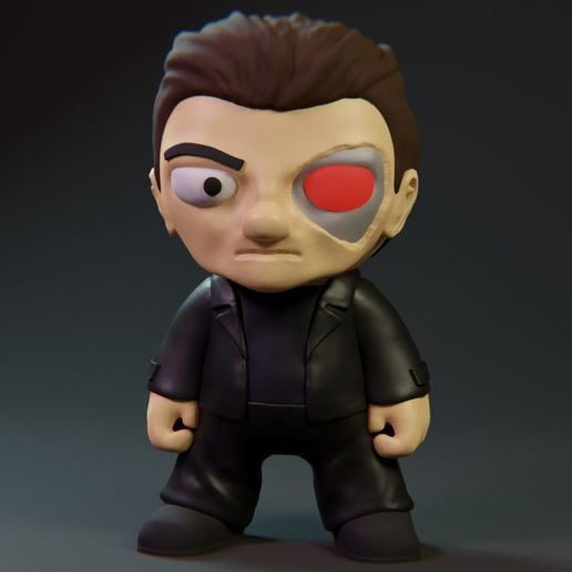 STL file The Terminator Mini 👽 ・3D printer model to download・Cults
