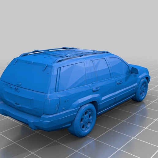 👽 Grand Cherokee Jeep - 2000・Free STL File for ・Cults