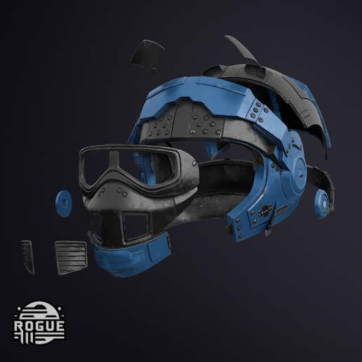 🪖 Benjamin Carmine Gears Of War Helmet・ 3D File for 3D printing・Cults