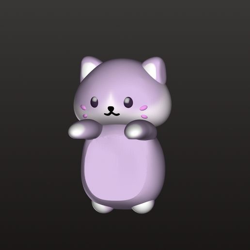 Archivo STL Gato lindo hippers 🐱 ・Diseño de impresora 3D para descargar ...