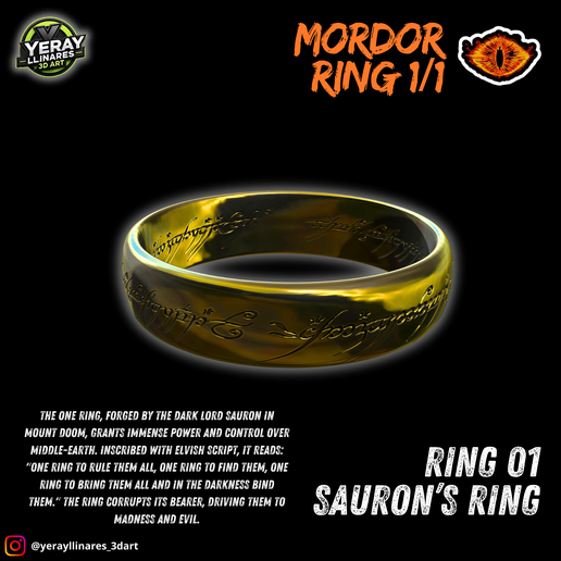 👾 Complete Collection of Tolkien's 20 Rings of Power - "The Lord of the ...