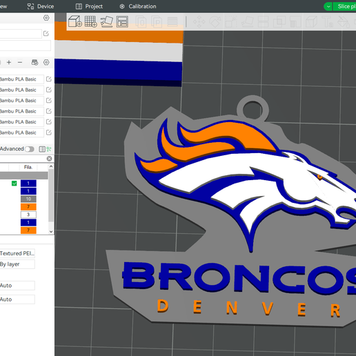 3D file NFL Denver Broncos Keychan Shield Printable and Renderable 🛡️ ...