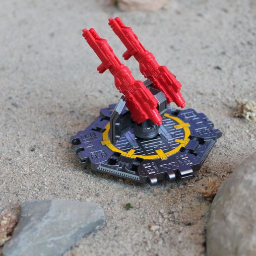 ️ Anti Aircraft Turret for Transformers Galaxy Shuttle / Astrotrain ...