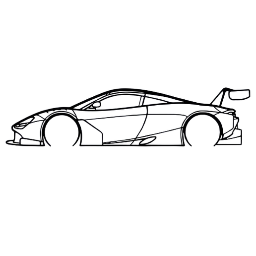 👤 Mclaren 720S GT3 Silhouette Wall Art・ STL File for 3D printing・Cults