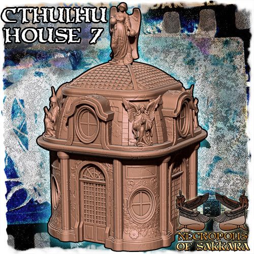🏠 Cthulhu House 7・ 3D File for 3D printing・Cults
