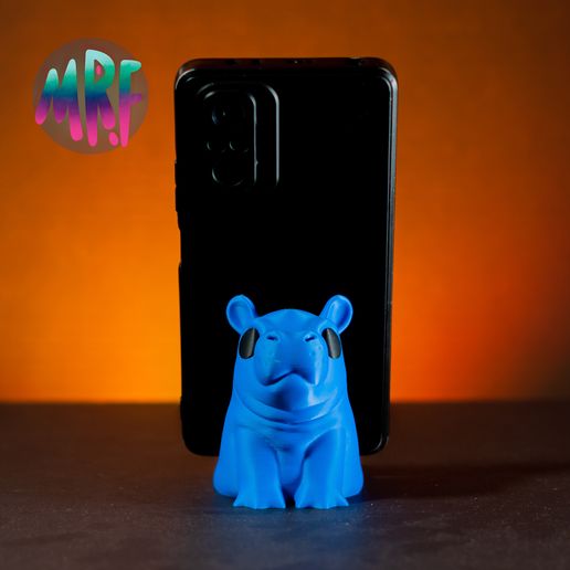 🦛 HIPPOPOTAMUS MOBILE STAND・ STL File for 3D printing・Cults